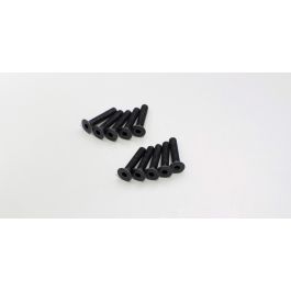 Flat Head Screw(Hex/M3x15/10pcs) 1-S33015H - KYOSHO RC