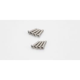Flat Head Screw(Hex/Titanium/M3x15/8pcs) 1-S33015HT - KYOSHO RC